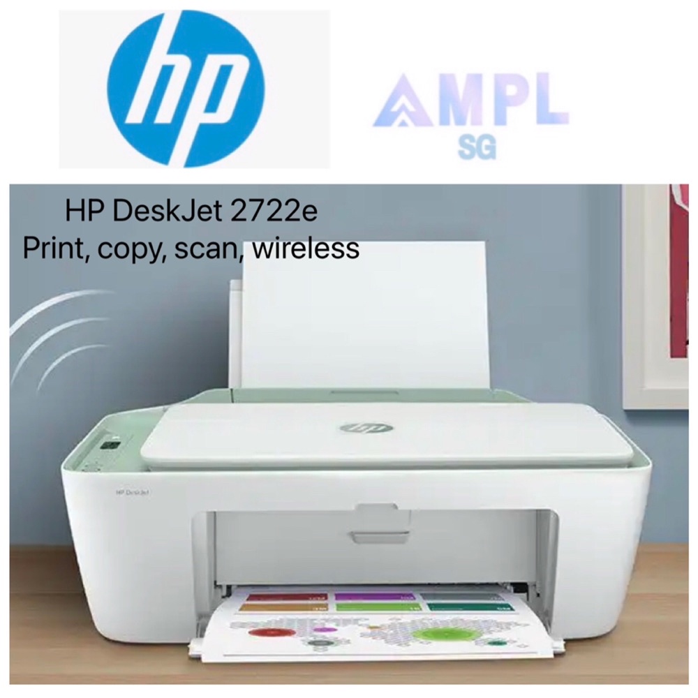 HP DeskJet Color 2722e/2723e Pint/Copy/Scan/Wireless (Orderable ...