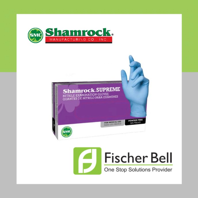 Shamrock Supreme 30350/100 Series Lightweight Powder Free Nitrile ...
