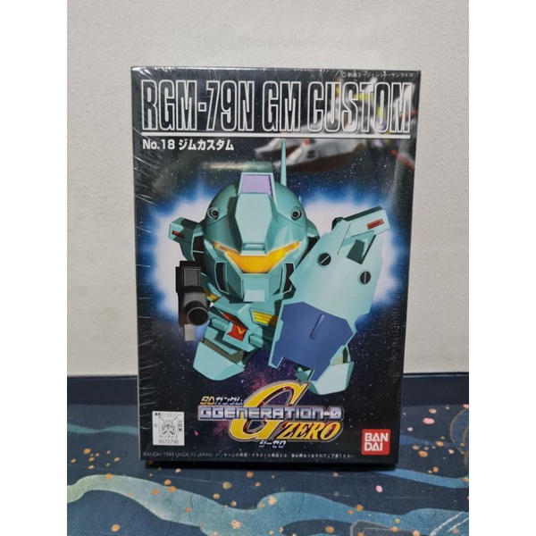 [Brand New] Vintage SD Gundam Generation Zero RGM-79N GM Custom ...