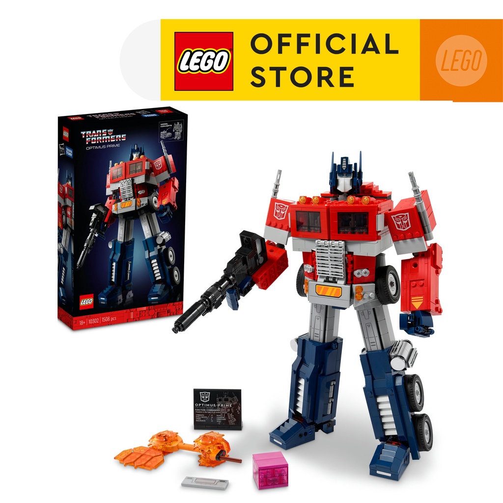 LEGO® 10302 Optimus Prime Building Kit (1,508 Pieces) | Shopee Singapore