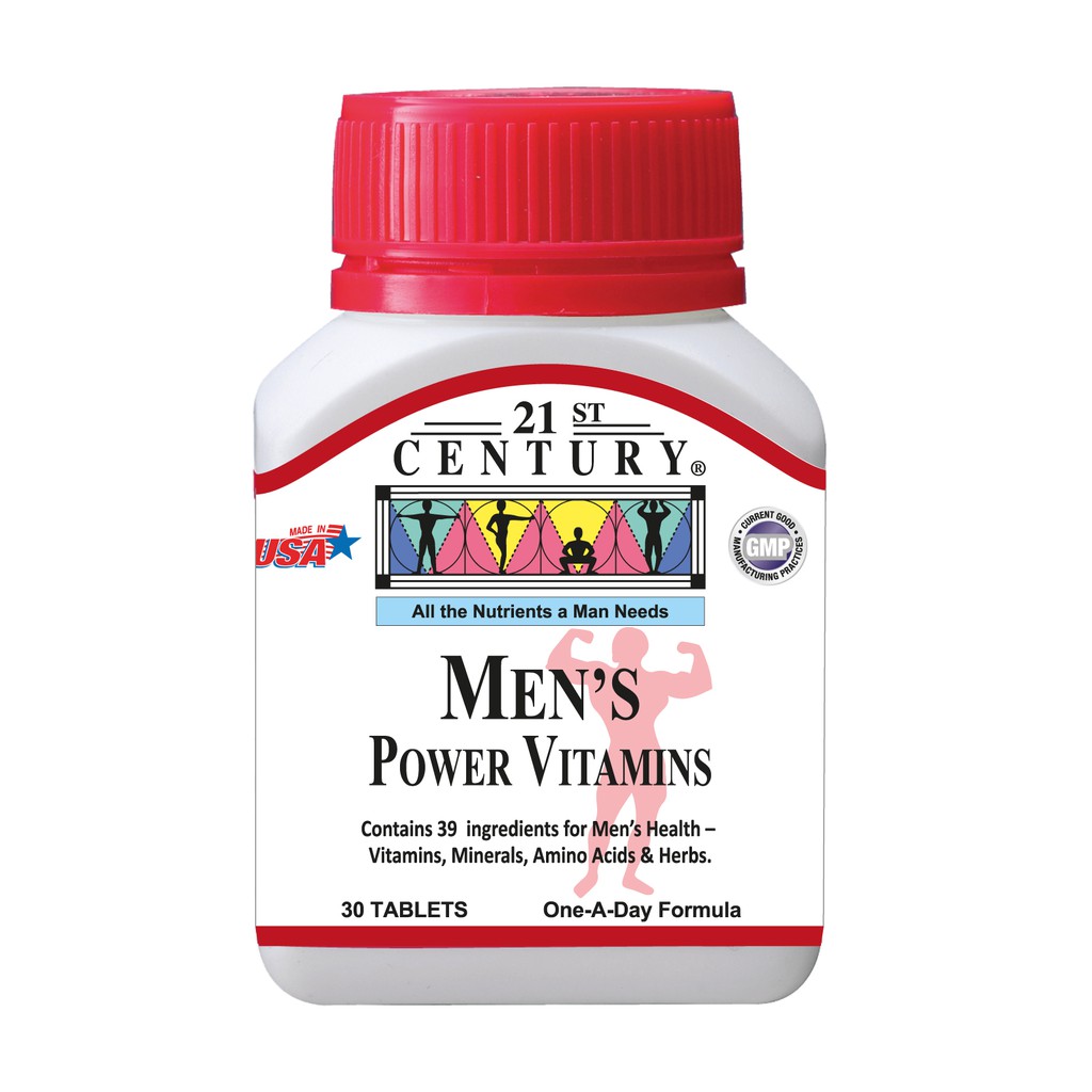 21st Century Men's Power Vitamins The Best In The World 30 Tablets ...