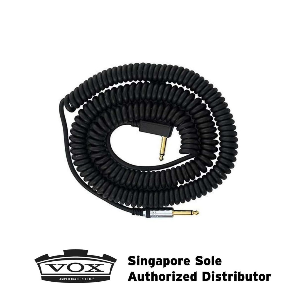 VOX VCC90 9 Meter Coiled Guitar Cable | Shopee Singapore