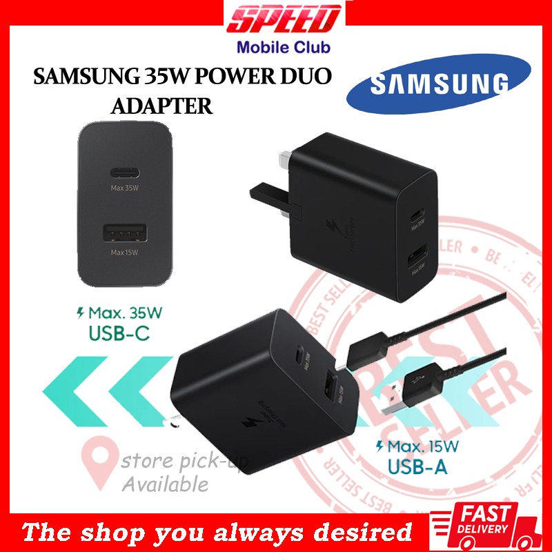 SAMSUNG 35W POWER DUO ADAPTER WITH WARRANTY | CHRISTMAS AND NEW YEAR ...