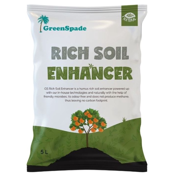 Green Spade Rich Soil Enhancer 5L - Soil and Fertiliser for Garden ...