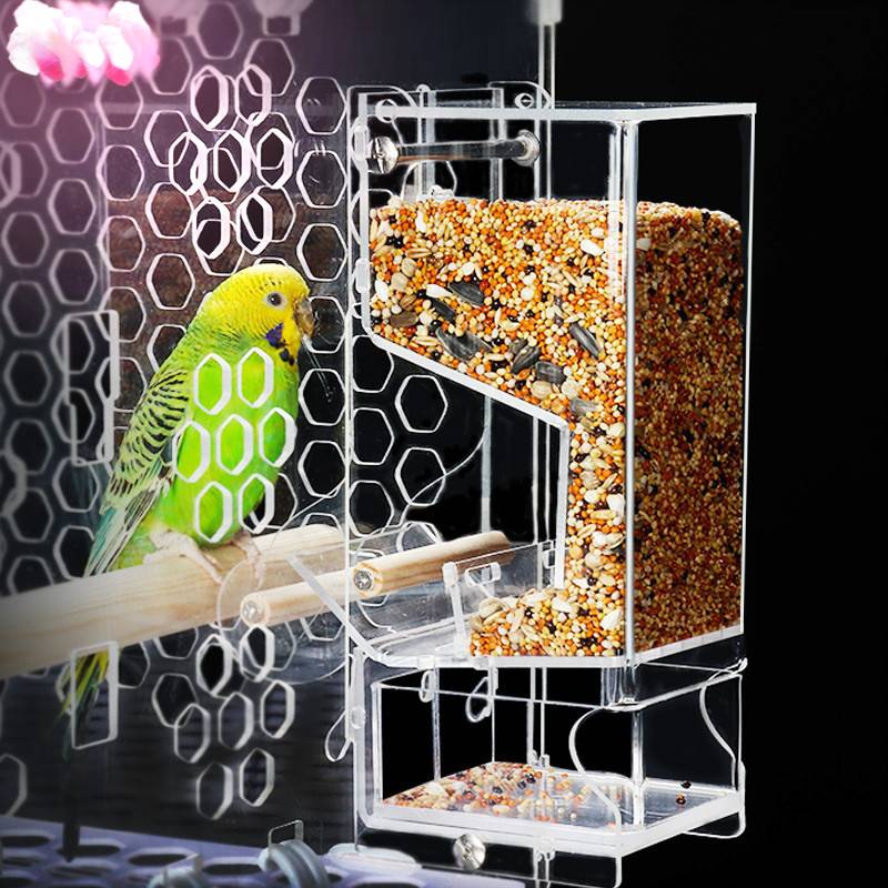 Automatic bird feeder. Bird food containers with anti-splash. Made of ...