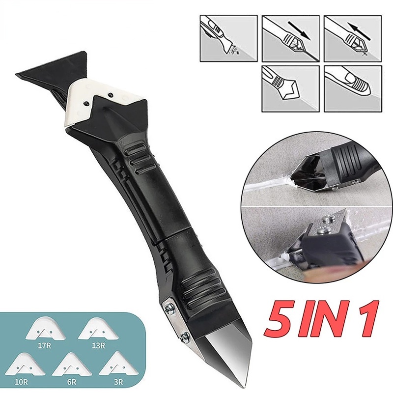 5 in 1 Double Head Stainless Steel Scraper Flooring Tools / Sealant ...