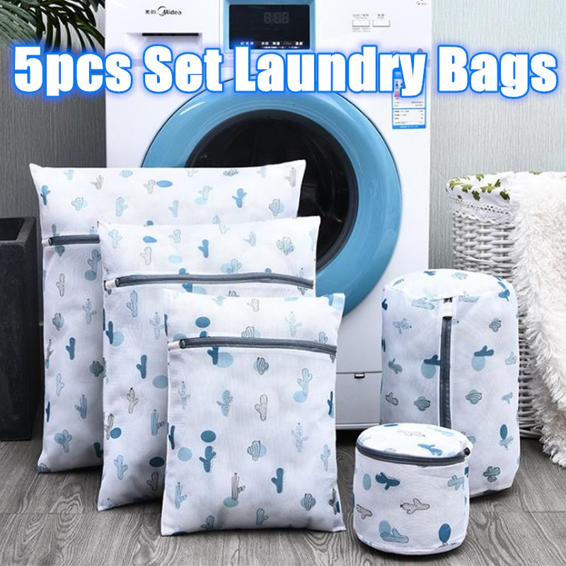 *Bundle of 5pcs* Laundry Bag Clothes Bra Underwear Washing Machine ...