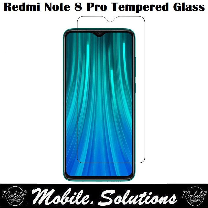 Xiaomi Redmi Note 8 Pro Tempered Glass Screen Protector (Clear ...