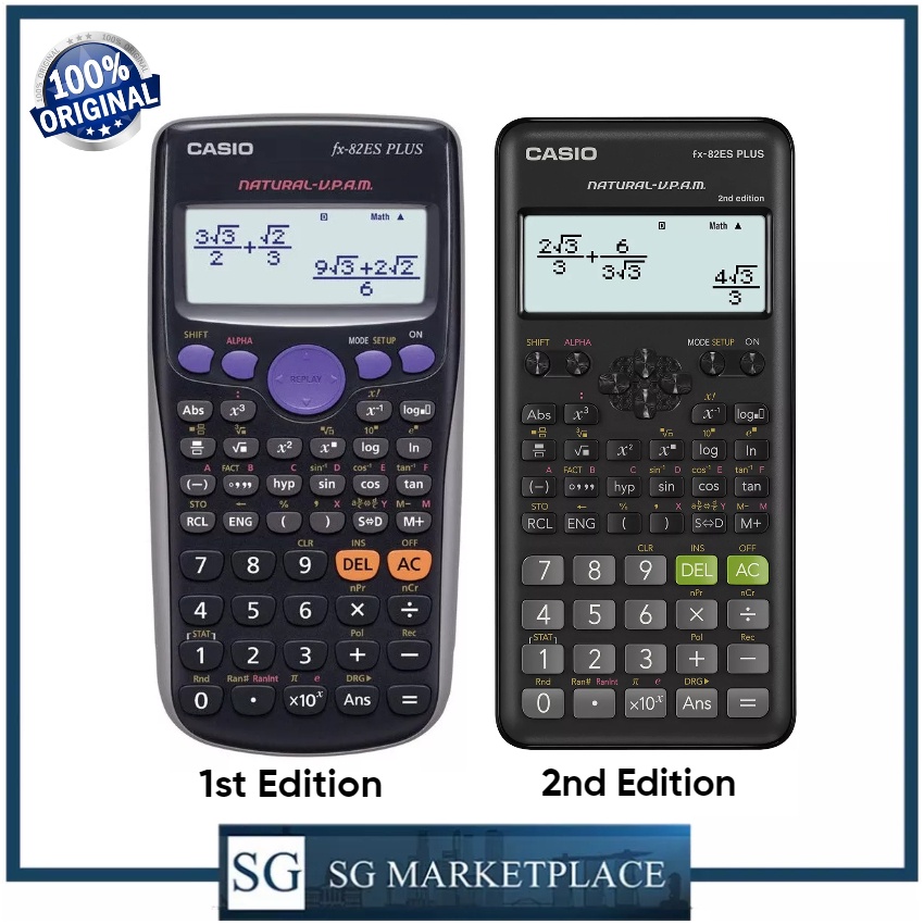 Casio fx-82ES PLUS Scientific Calculator. Available in 1st and 2nd ...