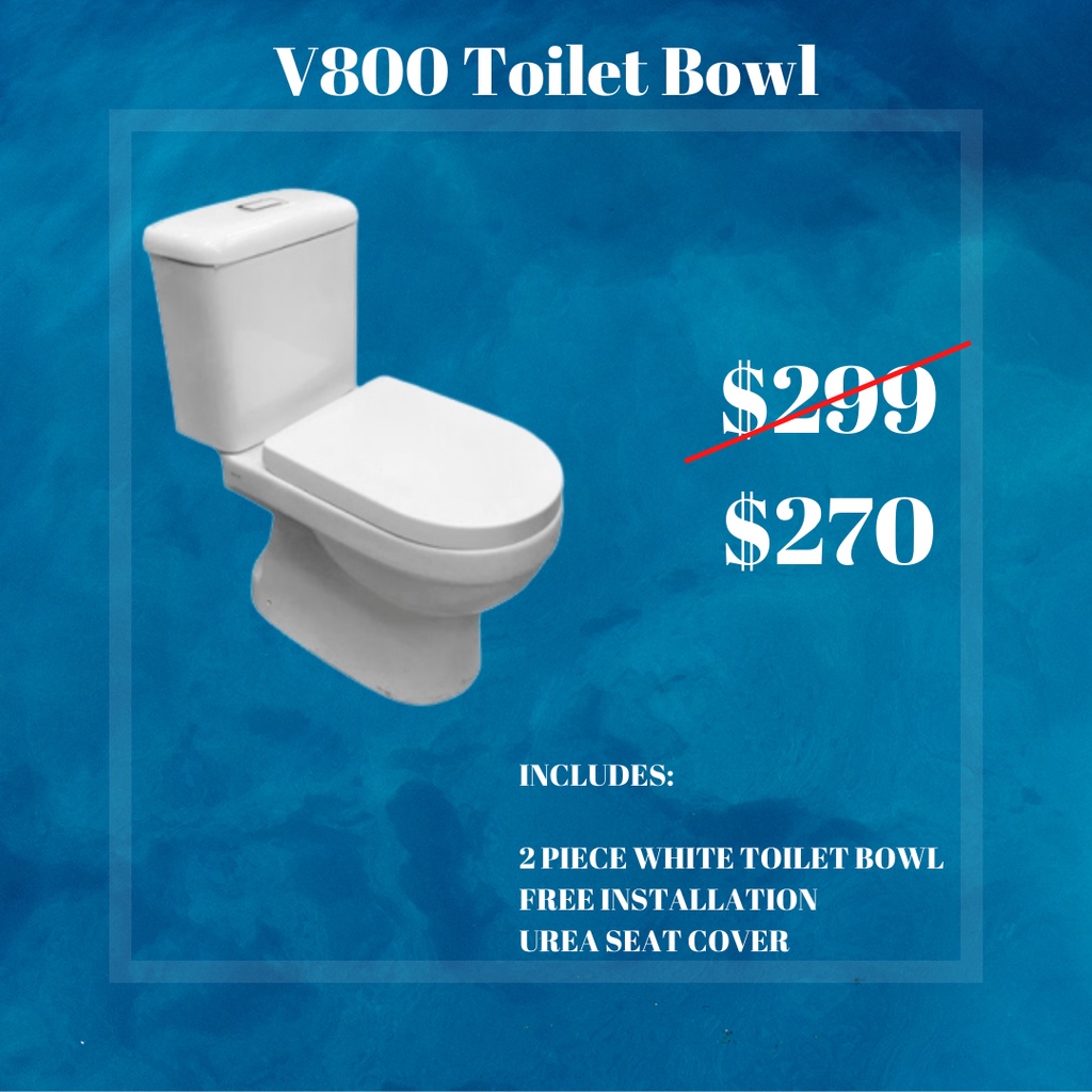 Baron V800 Toilet Bowl | Shopee Singapore
