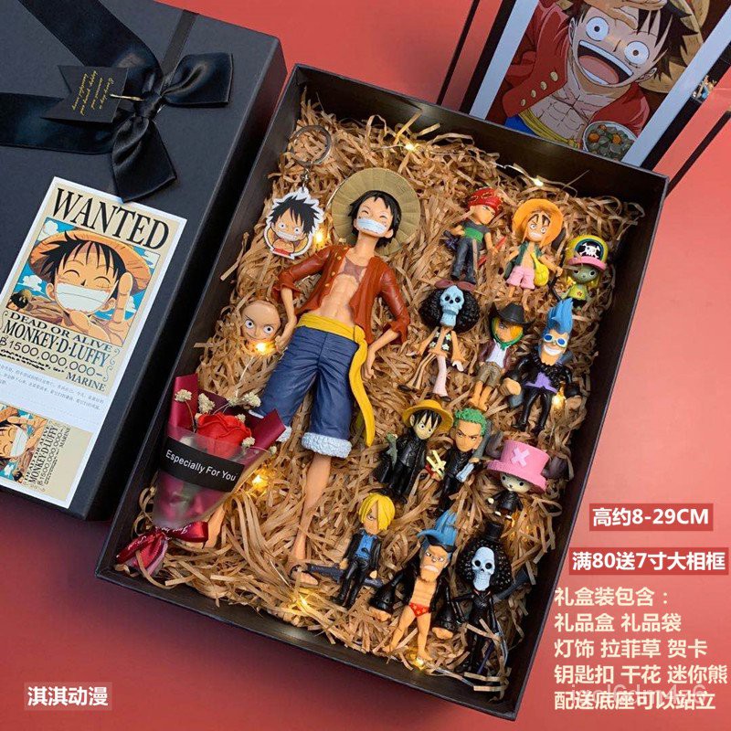 One Piece Hand-Made Luffy ACE Model Full Set Sauron Blind Box Superstar ...