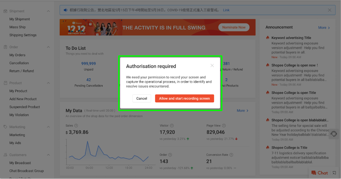 What is Diagnosis Feedback? | Shopee MY Seller Education Hub