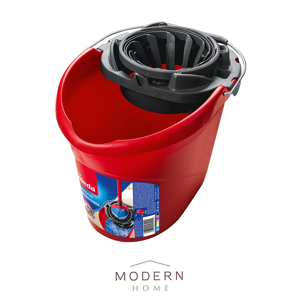 VILEDA Supermocio Power Press Bucket 10L / Universal Mop Bucket / Pail ...
