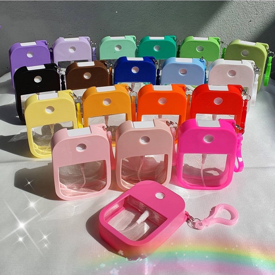 35ML mini Pocket Hand Sanitizer Alcohol Spray Bottle Twist Open Easy ...