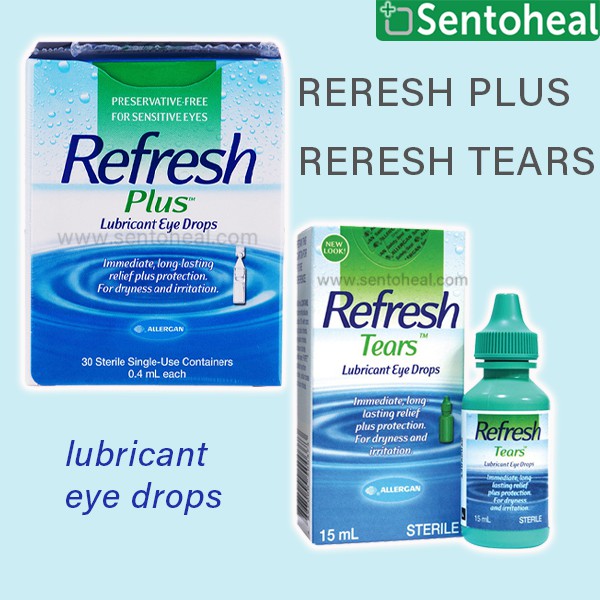Refresh Plus/ Refresh Tears - Lubricant Eye Drops | Shopee Singapore