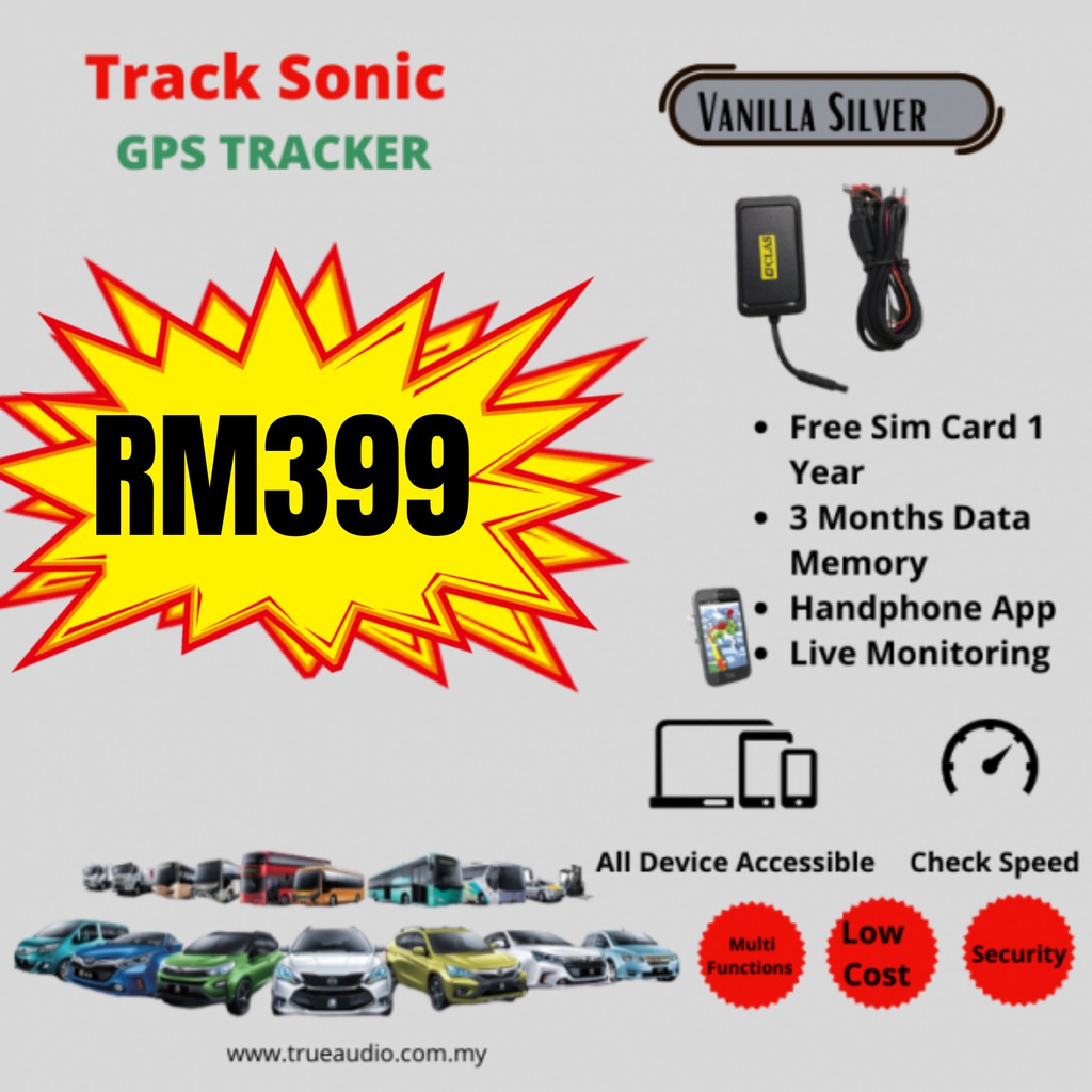 GPS TRACKER (VANILLA SILVER) | Shopee Singapore