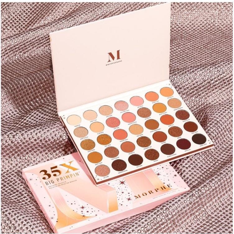 Morphe 35X Big Primpin 35 Colors Matte Glitter Shimmer Eyeshadow ...