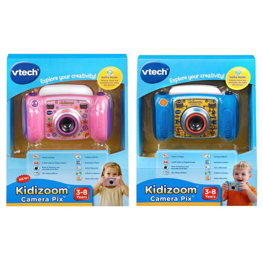 latest VTech Kidizoom Camera Pix, Selfie Mode 4 Built In Games 2.0 MP K ...