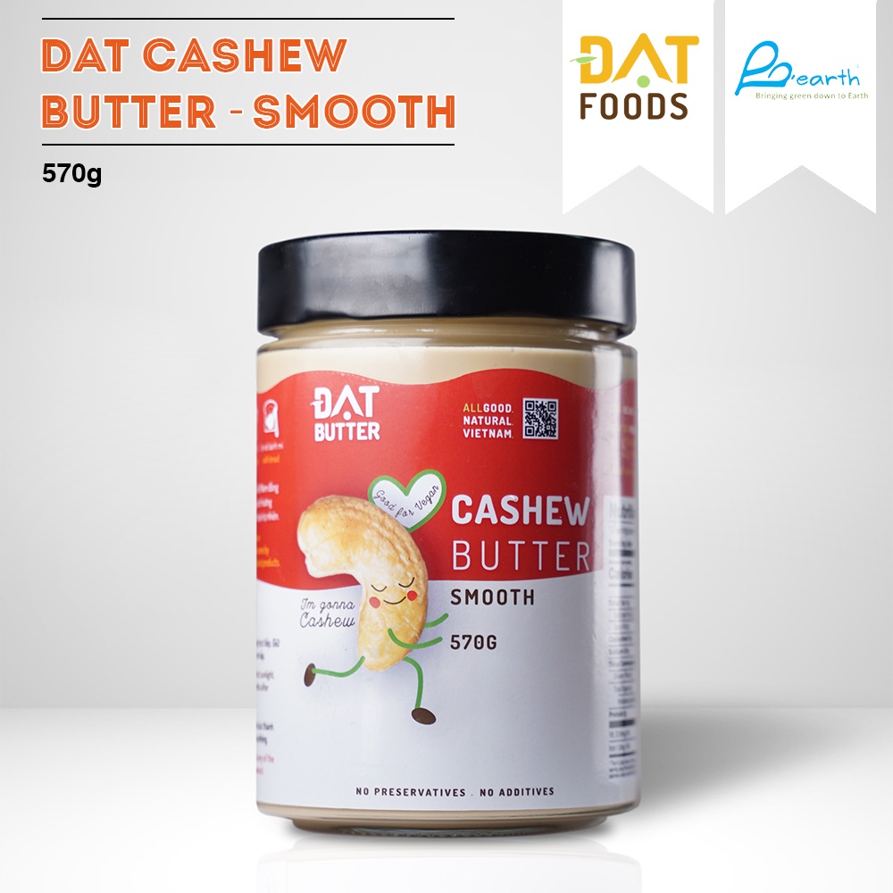 Dat Foods Cashew Butter Smooth (570g) | Shopee Singapore