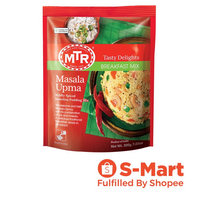 MTR Masala Upma Mix 200g - Sonnamera [India] (Halal) | Shopee Singapore