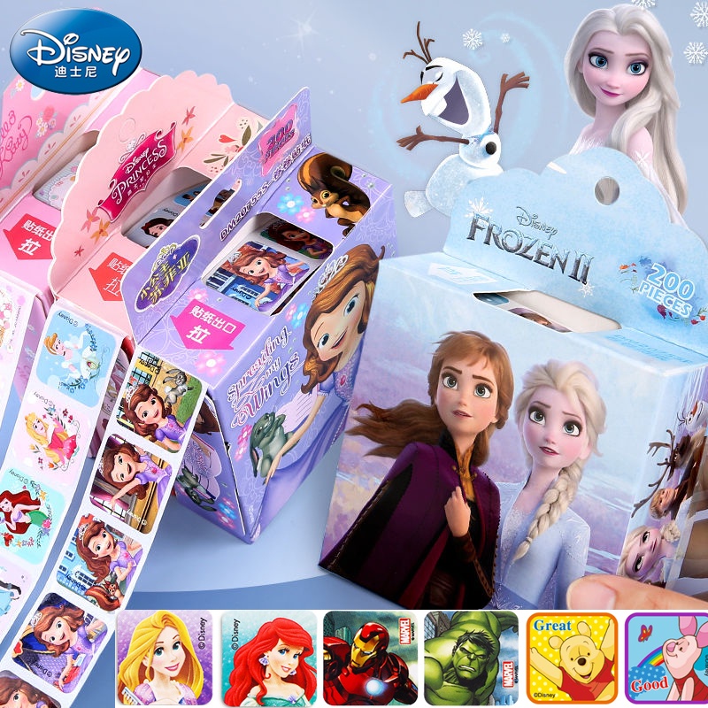 200Pcs Cartoon Disney Frozen Princess My Little Pony Sticker Toys for ...