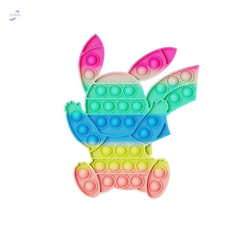 Pikachu Pokemon Pop its Pop it fidget sensory toy rainbow | Shopee ...