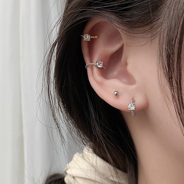 1 side Ear Clip Retro Earring Hong Kong Ear Bone Clip Minimalist ...