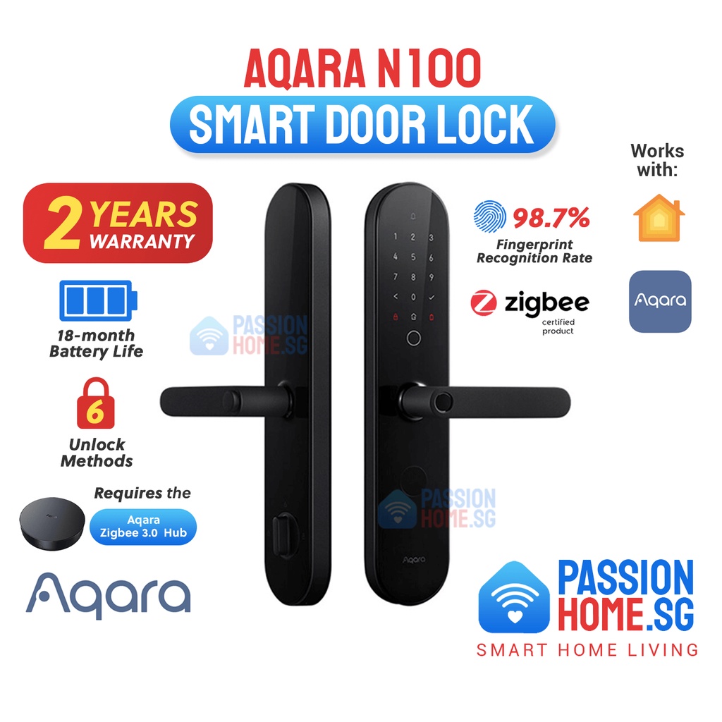 Aqara Door Lock N100, International Zigbee Version (Global ... Aqara Door Lock N100, International Zigbee Version (Global ...