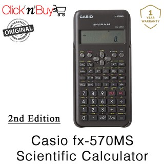 Casio fx-570MS Scientific Calculator. New 2nd Edition Casio FX570MS ...