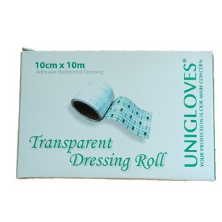 [1 Roll] Unigloves Transparent Dressing Roll (Adhesive Waterproof ...