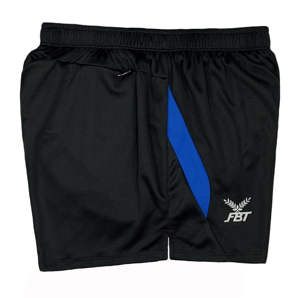 FBT SHORTS #833 [BLACK/ROYAL BLUE] | Shopee Singapore