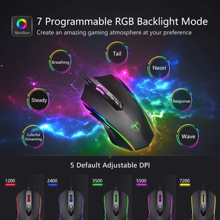 PICTEK Gaming Wired Mouse - PC257A | Shopee Singapore