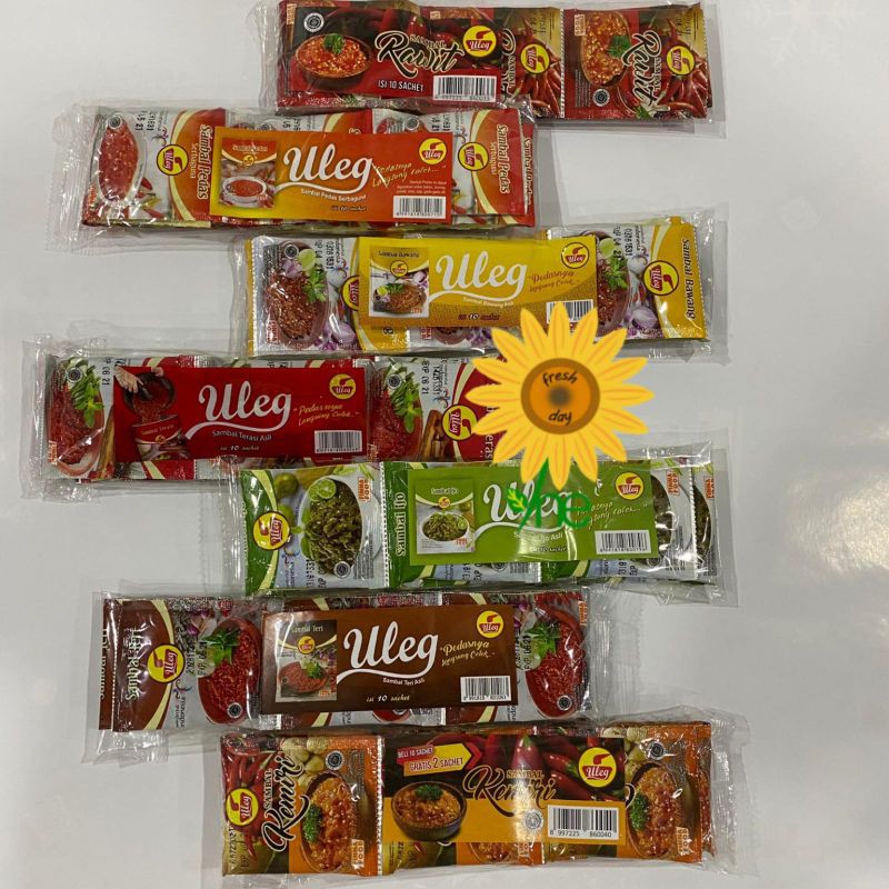Finna Food ULEG Chilli (Sambal) 10 sachets x 20gram Pack | Shopee Singapore