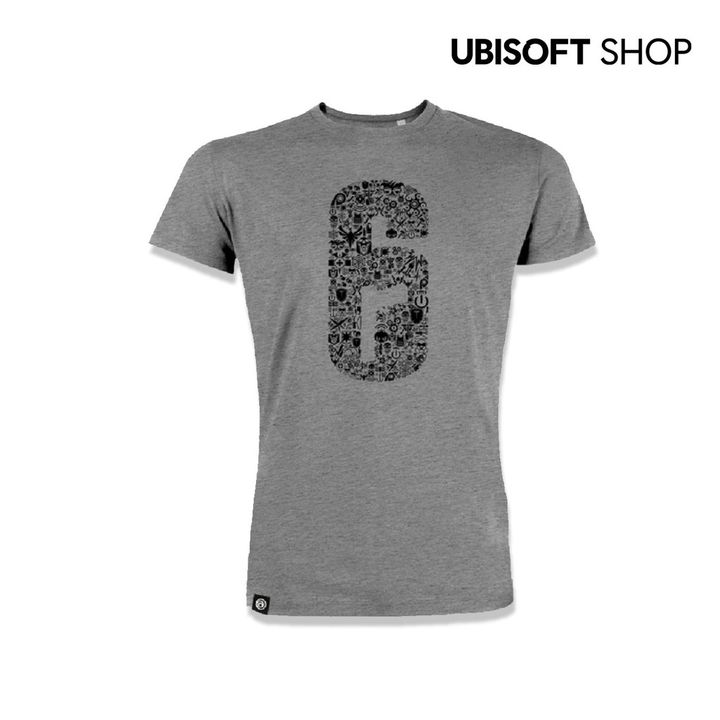 Rainbow Six Siege - Classic T-Shirt (Grey) | Ubisoft | Shopee Singapore