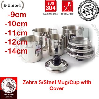 🇹🇭 SUS.304(100% Original) Zebra Stainless Steel Mug With Lid / mug with ...