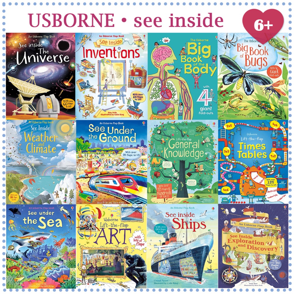Usborne see inside books | Shopee Singapore