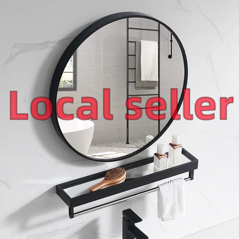 Toilet Mirror Bathroom Mirror Round Mirror Bedroom Mirror Nordic Mirror ...