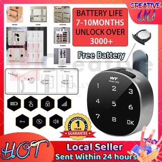 🔥【READY STOCK】🔥 Universal Mini Digital Lock Smart Scramble Pin Code ...