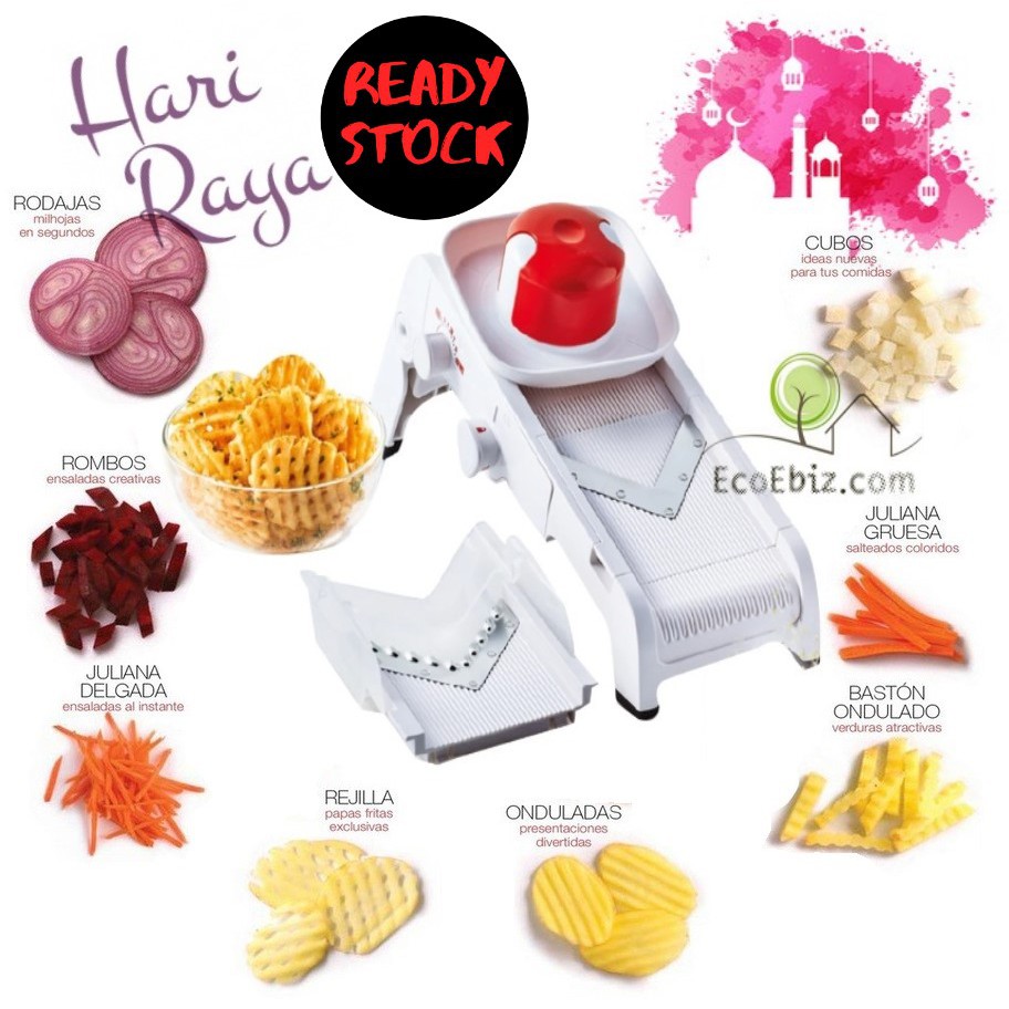 Tupperware MandoChef Mando Chef with Gift Box Professional Cutter ...