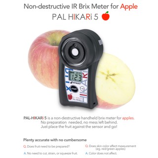 ATAGO Non-destructive IR Brix Meter for Apple PAL-HIKARi 5 Handheld ...