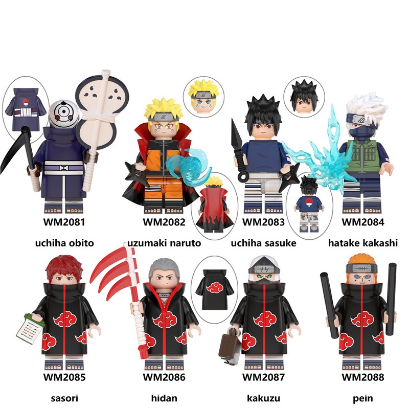 Lego Minifigures Naruto Uzumaki Naruto Building Blocks Toys for Kids ...