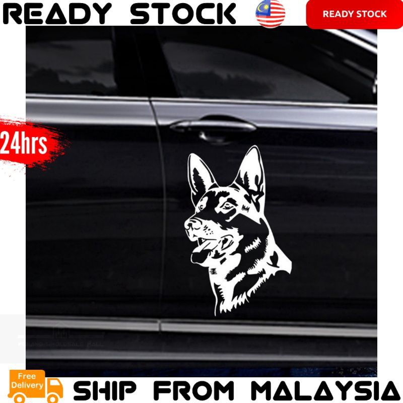 German Shepherd Crack Sticker Dogs Lover Decal Car Window, 52% OFF