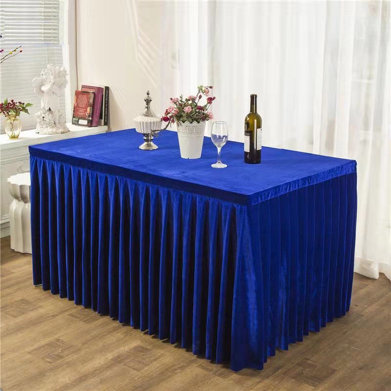 [SG LOCAL] Premium Table Skirting Banquet Style GS Table, Premium ...