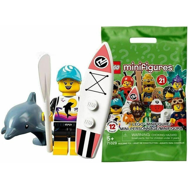 LEGO 71029 CMF Series 21 Minifigure [SEALED] - (1) Paddle Surfer ...