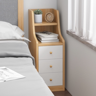 【ready stock】 Bedside Storage Drawers Cabinet, Narrow Bedside Cabinet ...