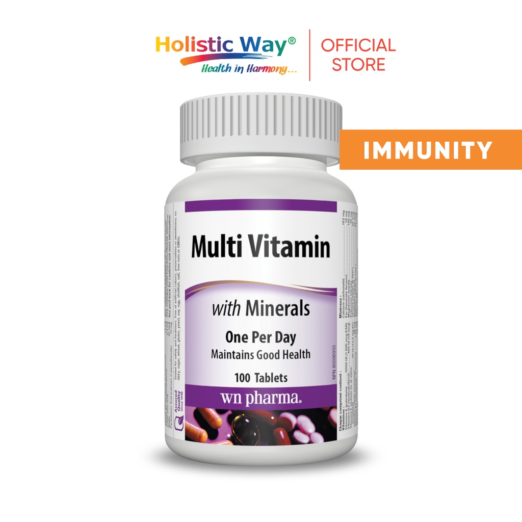 Webber Naturals Multi Vitamins with Minerals (100 Tablets) | Shopee ...