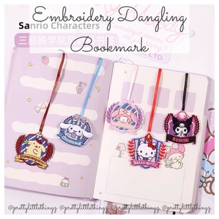 * SG READY STOCK * Embroidery Dangling Bookmark (Hello Kitty, Melody ...