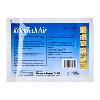 [Bundle of 10] KefenTech Air 30mg 8 Patches - By Medic Drugstore ...
