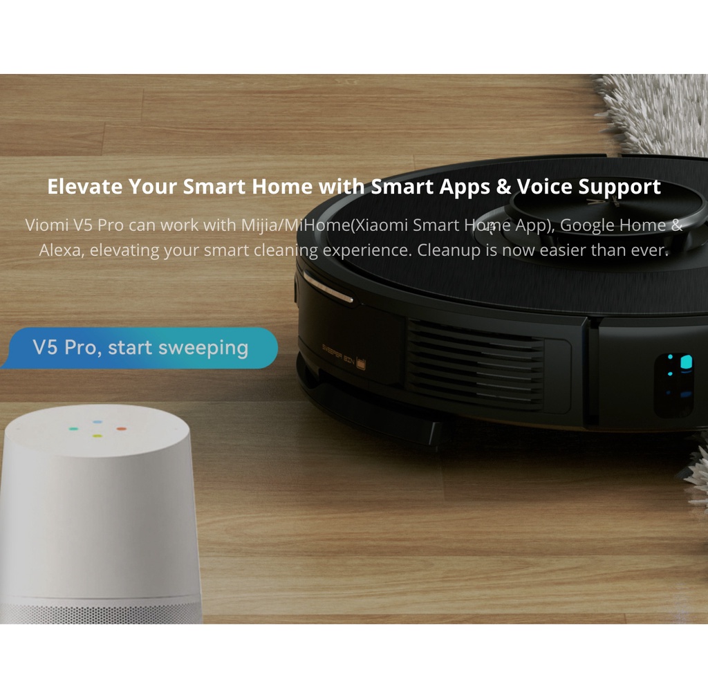 Buy Viomi V5 Pro LDS Robot Vacuum Mop Cleaner In Group For Cheaper ...