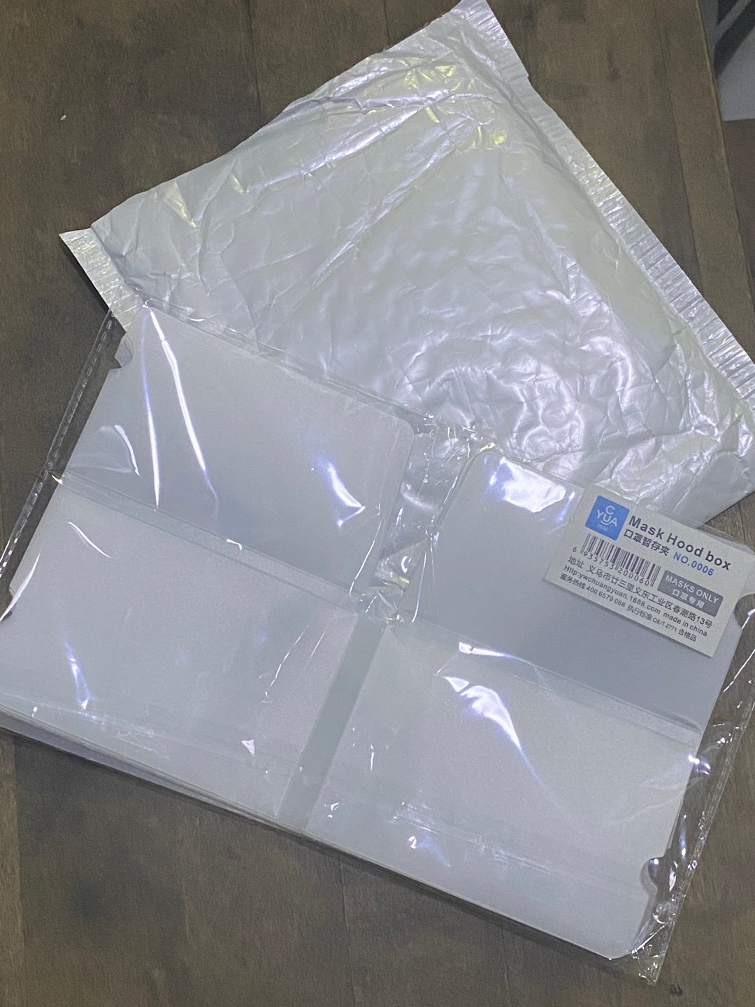 10 packs Portable foldable Mask Holder mask storage | Shopee Singapore